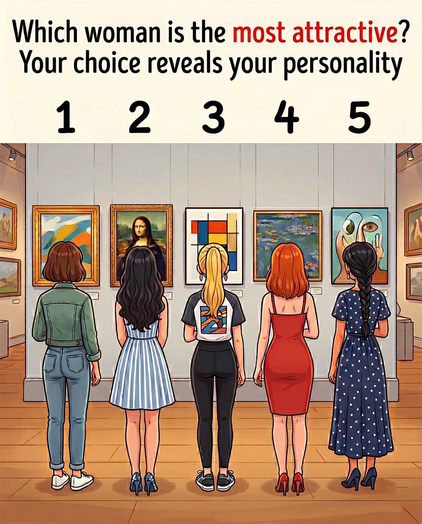 Which Woman Is The Most Attractive? Your Choice Reveals Your ...