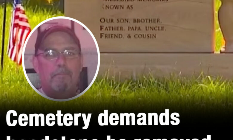 Hidden Message on Headstone Sparks Debate Over Humor, Grief and Respect ...